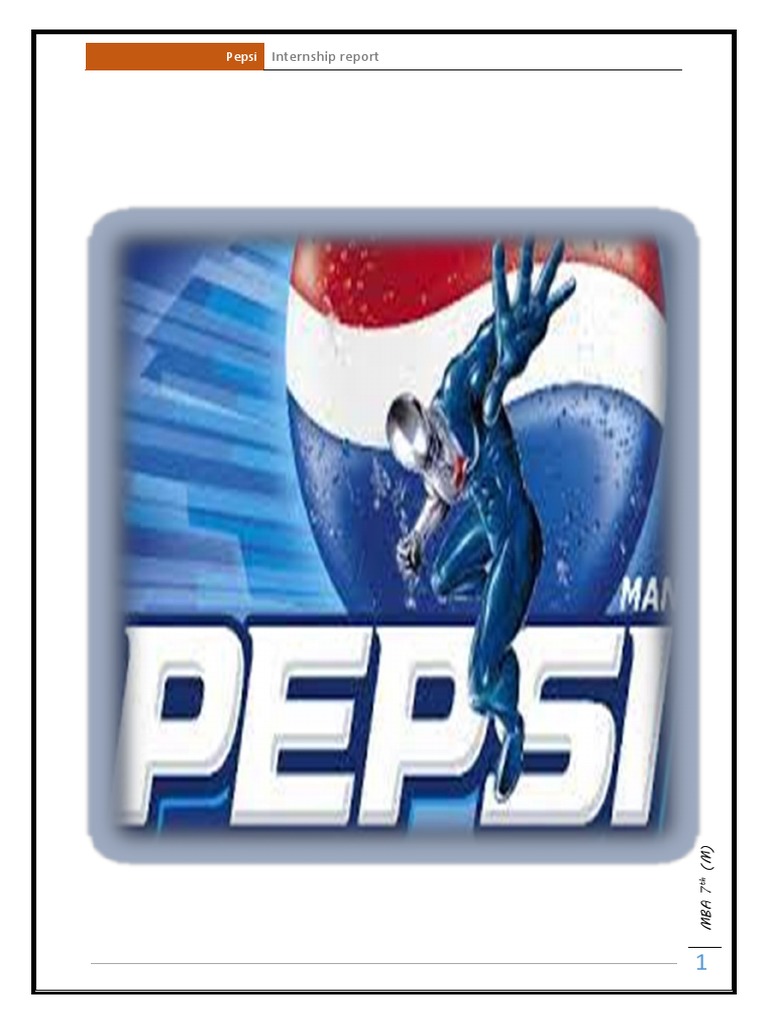 Internship Report: Pepsi | PDF | Pepsi | Brand