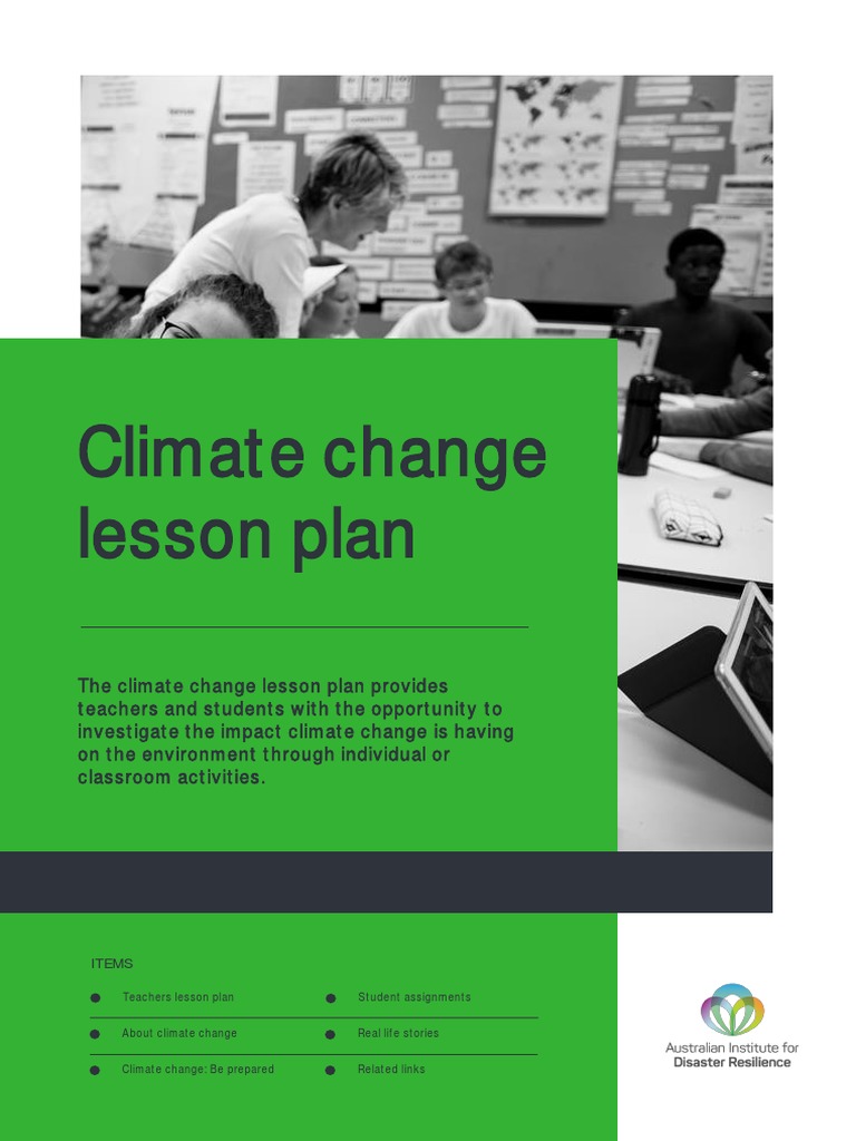 Aidr Climate Change Lesson Plan | PDF | Global Warming | Climate Change