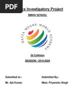 Physics Investigatory Project Class 11 | PDF | Science & Mathematics