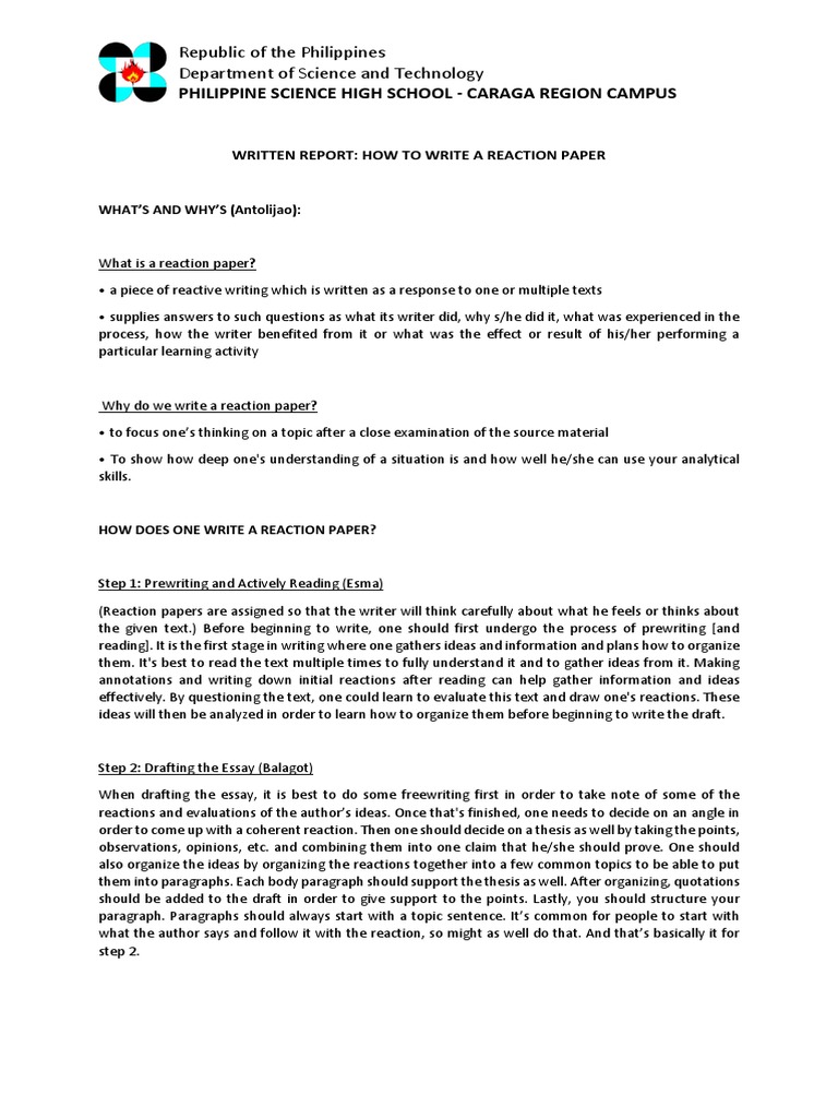 Reaction Paper | PDF | Human Communication | Epistemology