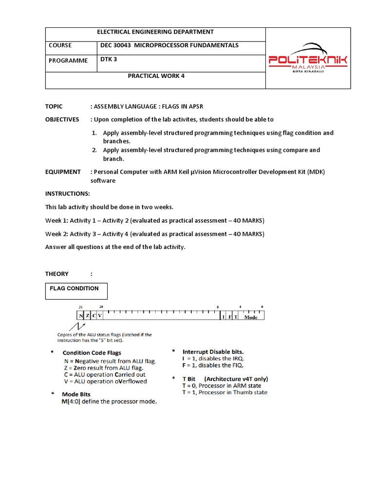Labsheet 4 Dec30043 | PDF | Computer Programming | Computer Engineering