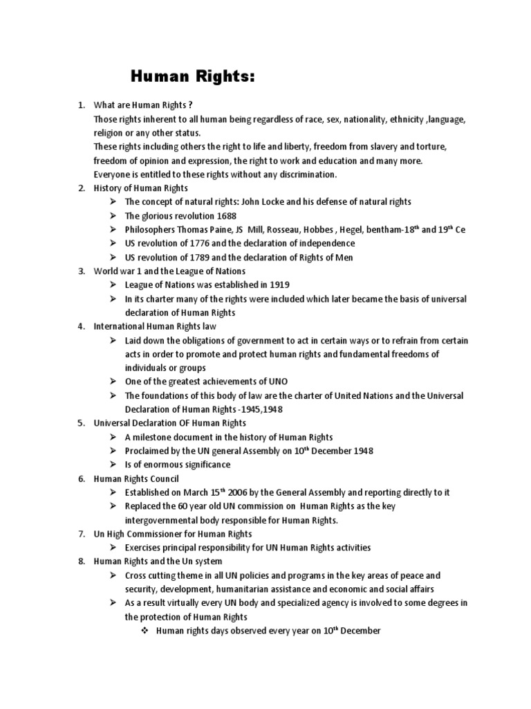 Human Rights | PDF | Natural And Legal Rights | Human Rights