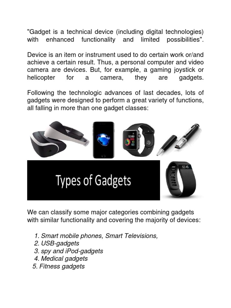 Smart gadgets guide | PDF | Amazon Kindle | Smartphone