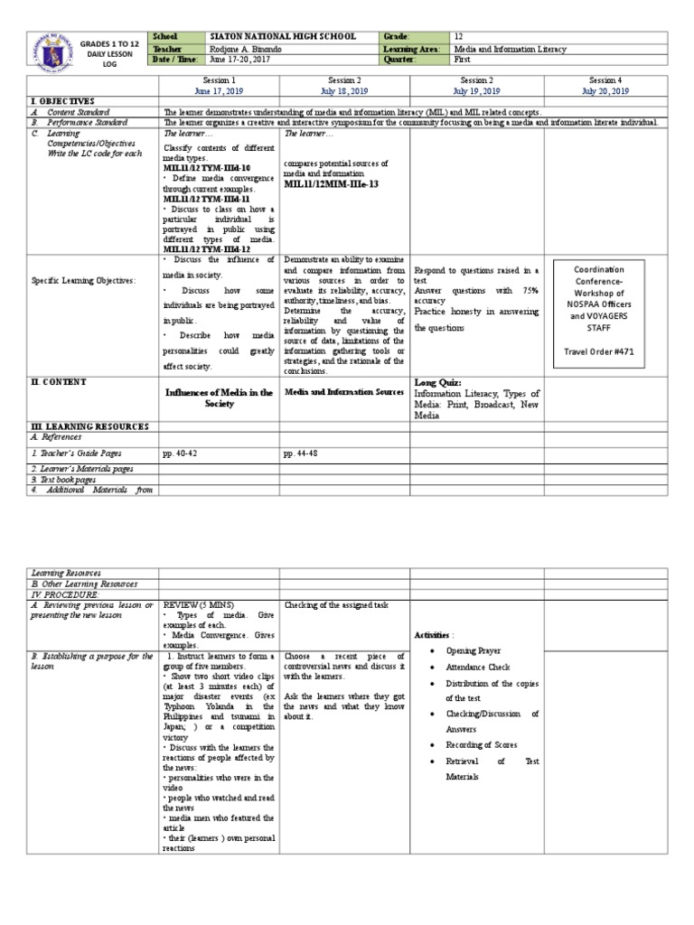 Media Literacy Curriculum Overview | PDF | Mass Media | News