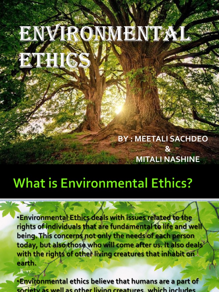 Environmental Ethics and Conservation Strategies | PDF