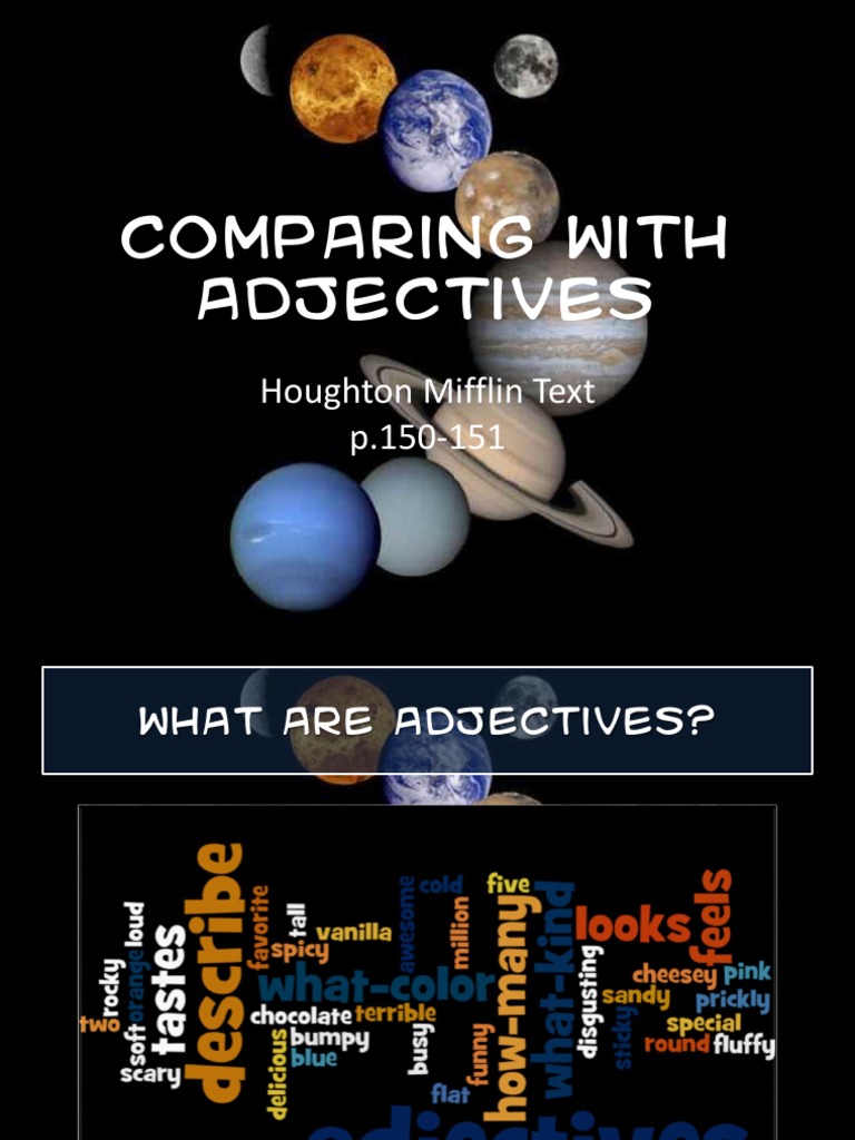 Comparing With Adjectives: Houghton Mifflin Text p.150-151 | PDF