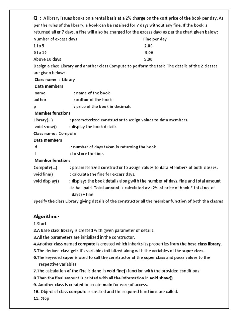 Library | Download Free PDF | Constructor (Object Oriented Programming ...