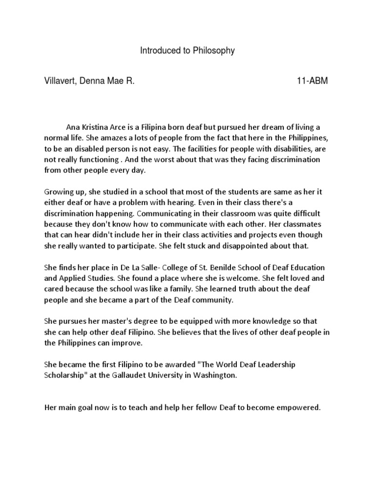 Reflection in Philosophy