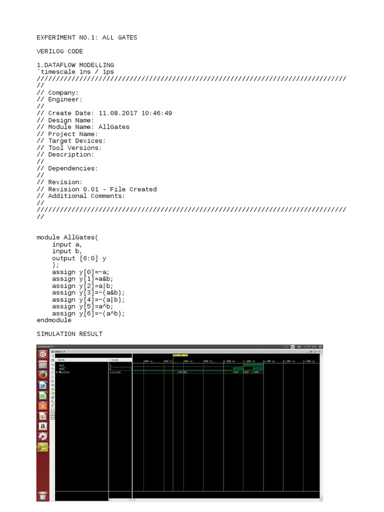 HDL Lab Manual-1 | PDF | Digital Electronics | Areas Of Computer Science