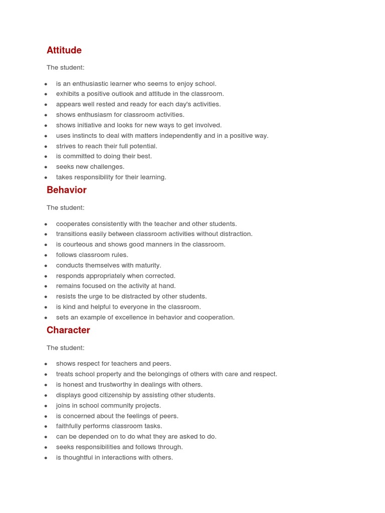 Class Remarks | PDF | Homework | Classroom