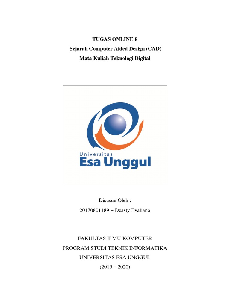 Sejarah CAD dan Perkembangannya | PDF