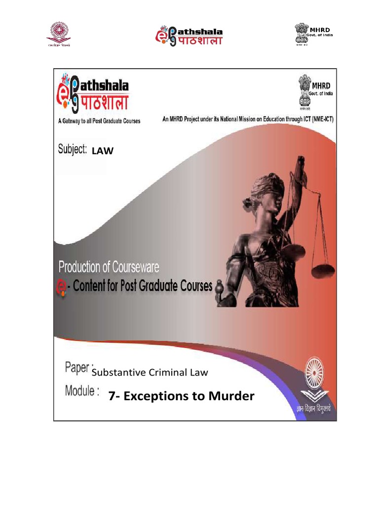Sec 299 and 300 Ipc | PDF | Murder | Crime & Violence