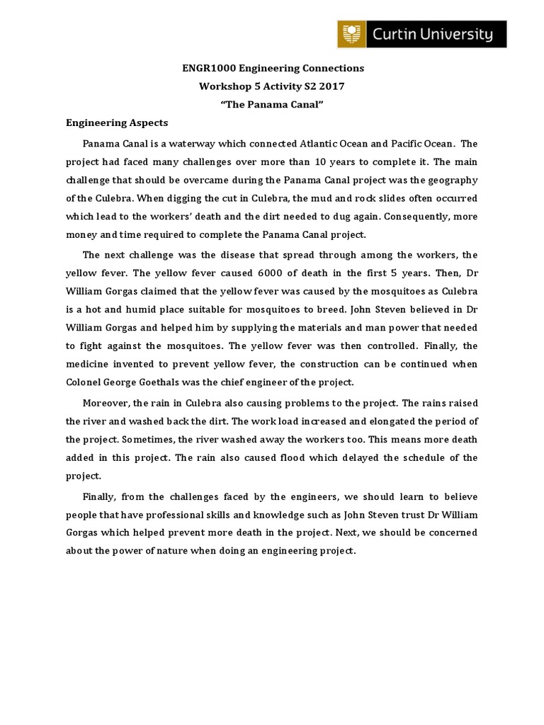 The Panama Canal | PDF