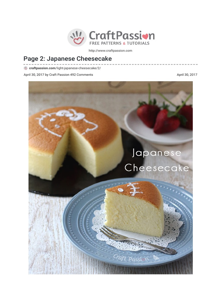 Japanese Cake | PDF | Cakes | Meringue