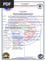 Eo Organizing Bhert | PDF | Executive Order | Government