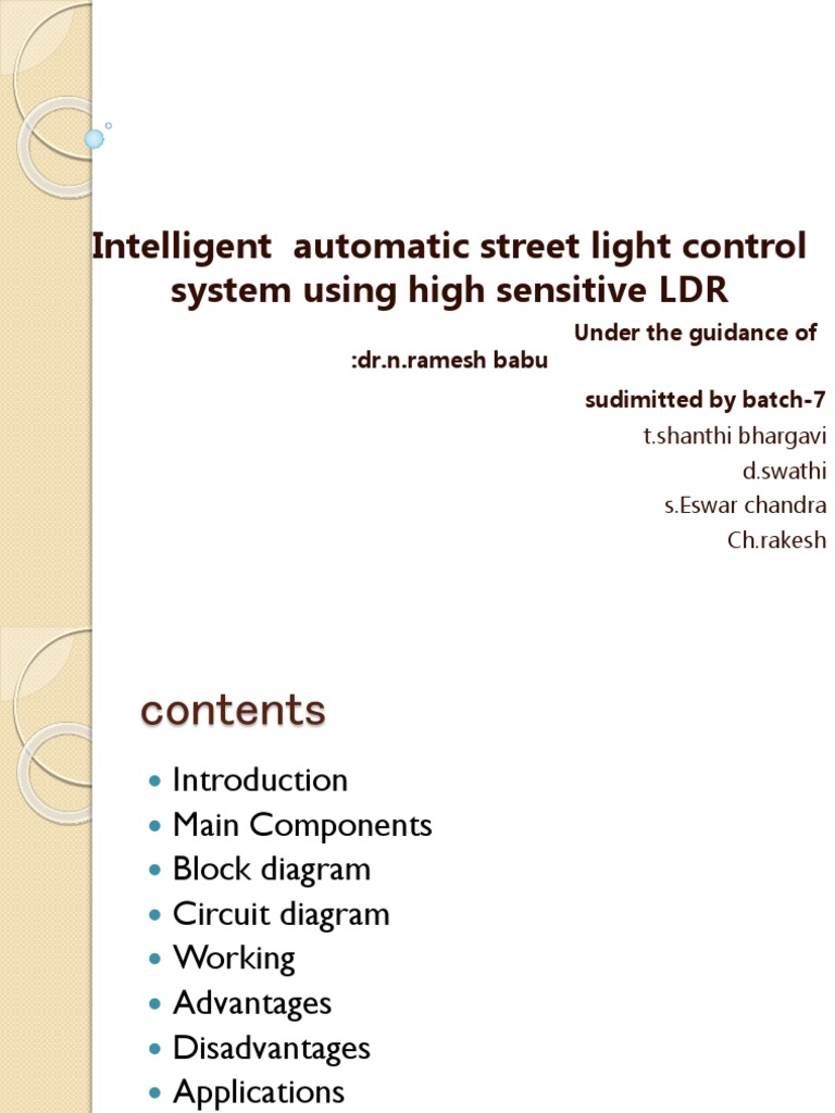 Automatic Street Light | PDF | Bipolar Junction Transistor | Transistor