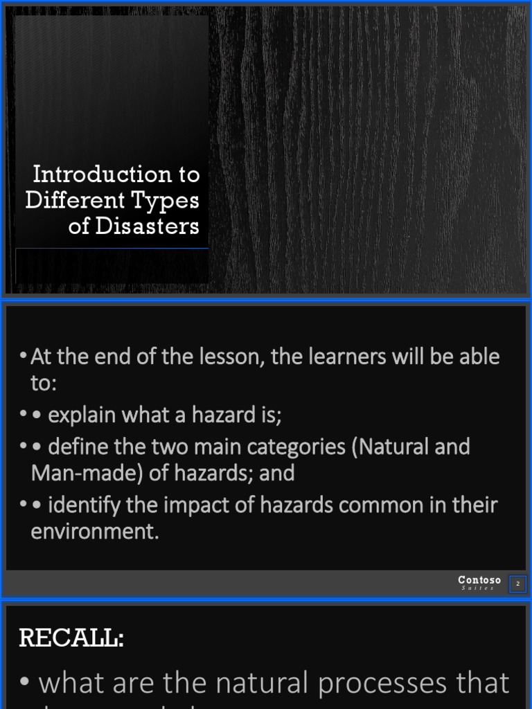 Introduction To Different Types of Disasters | PDF | Hazards | Nature