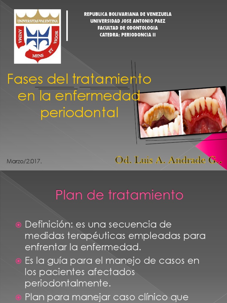 Fases Del Tratamiento en La Enfermedad Periodontal | PDF | Odontología ...