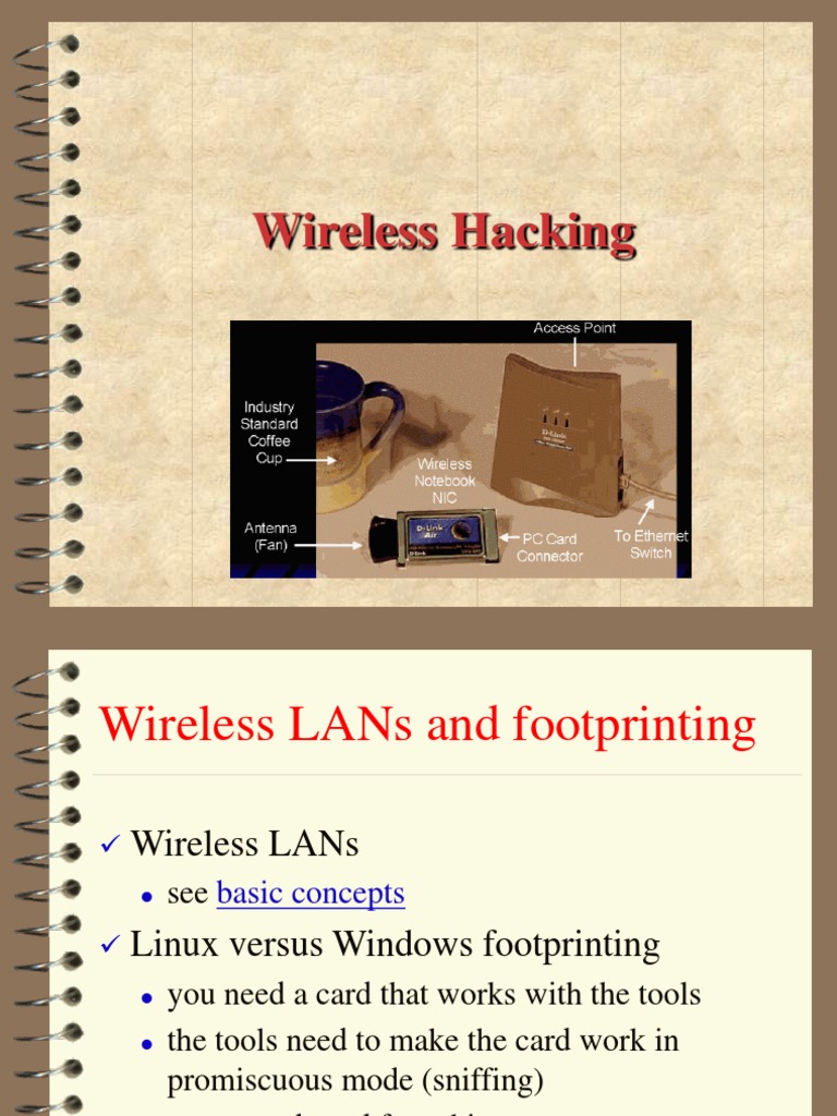 Hacking Wireless Wifi | PDF | Wireless Lan | Information Governance