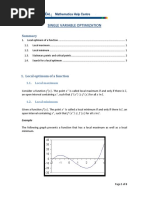 The Bordered Hessian Determinant For Constrained Optimization | PDF