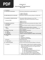 DRR Module 4 Detailed Lesson Plan | PDF | Natural Disasters | Hazards