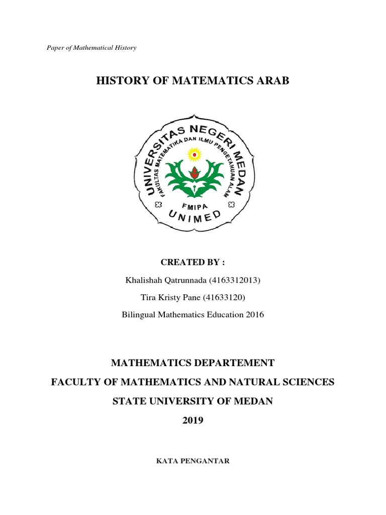 HISTORY OF ARAB MATHEMATICS | PDF