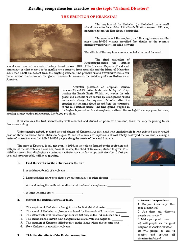 Eruption | PDF | Volcano | Natural Disasters