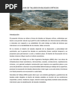 Partes de un Talud y su Definición | PDF