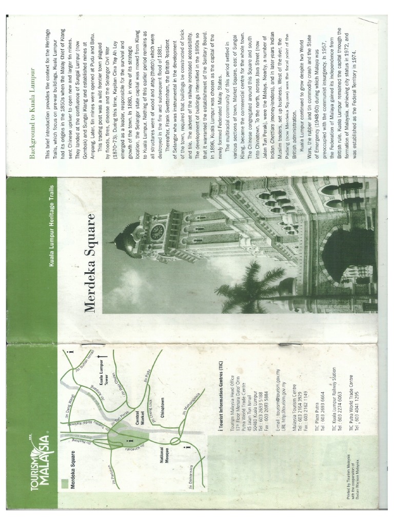 Merdeka Square Brochure by Badan Warisan | PDF