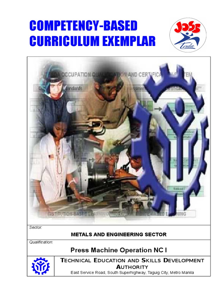 Preparing Skilled Press Machine Operators: A Competency-Based ...