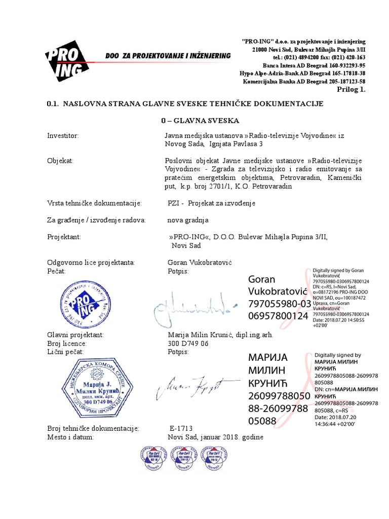 Prilog 2. Tehnicki Opis Radova | PDF