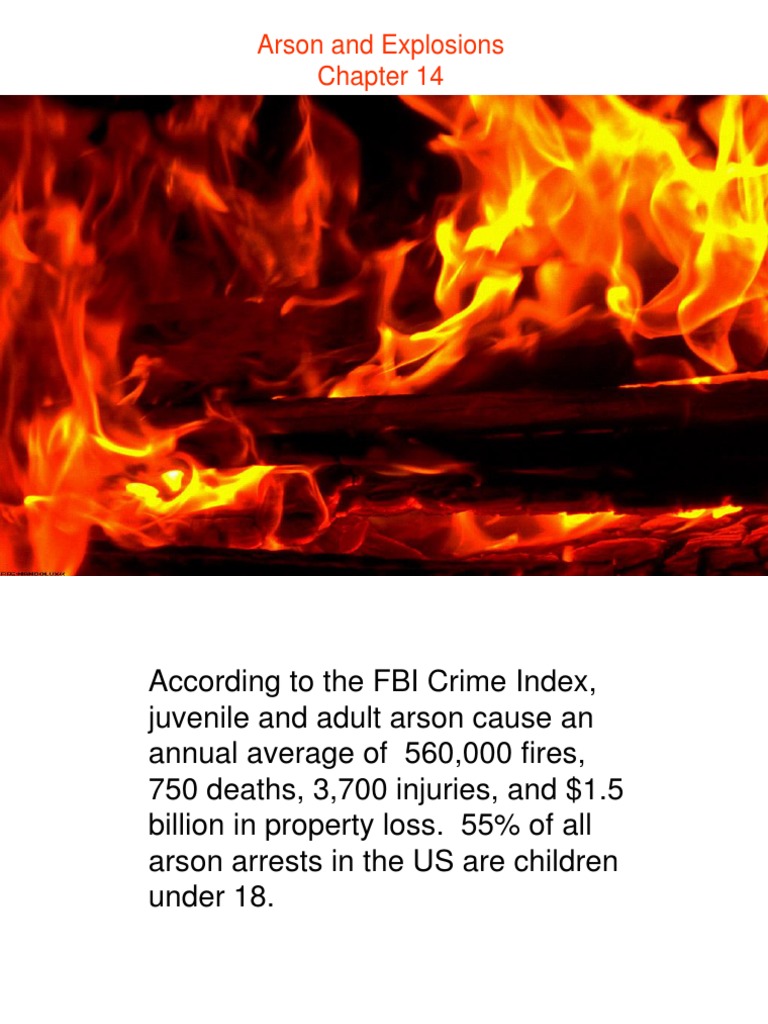 Chapter 14-Arson Explosion | PDF | Combustion | Explosion