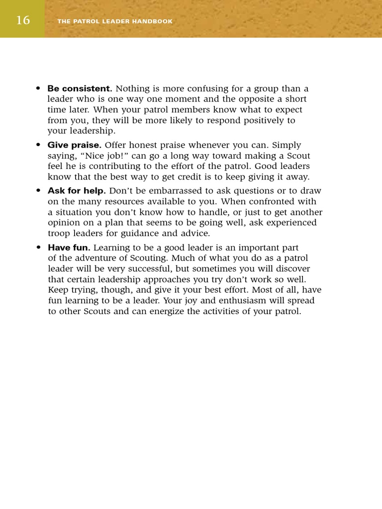 Boy Scouts Handbook - 18 | PDF