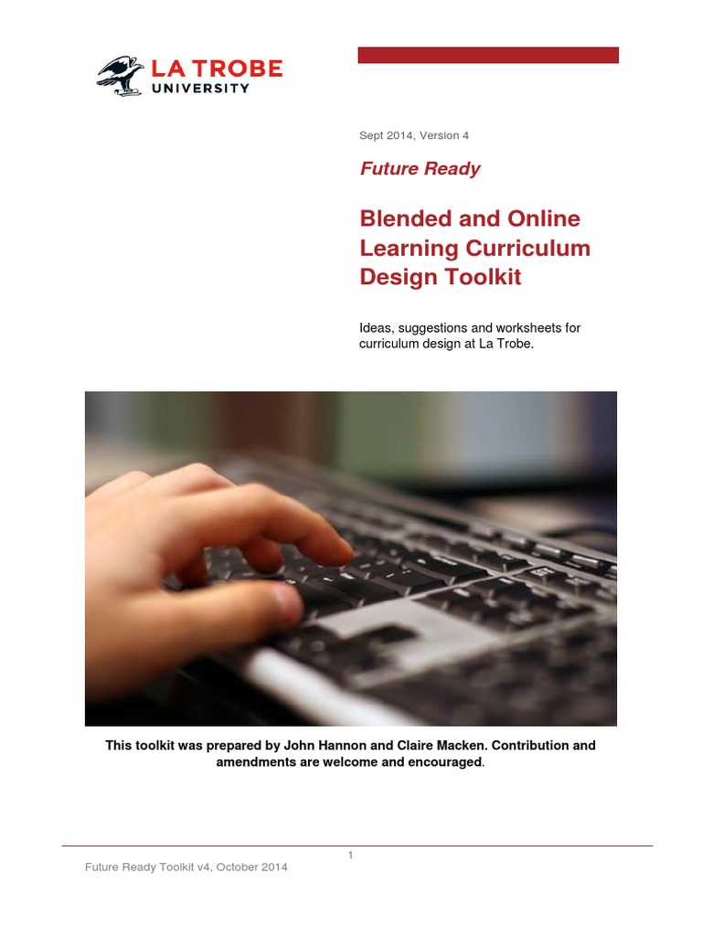 Blended Learning Toolkit V4 Pdf Educational Technology
