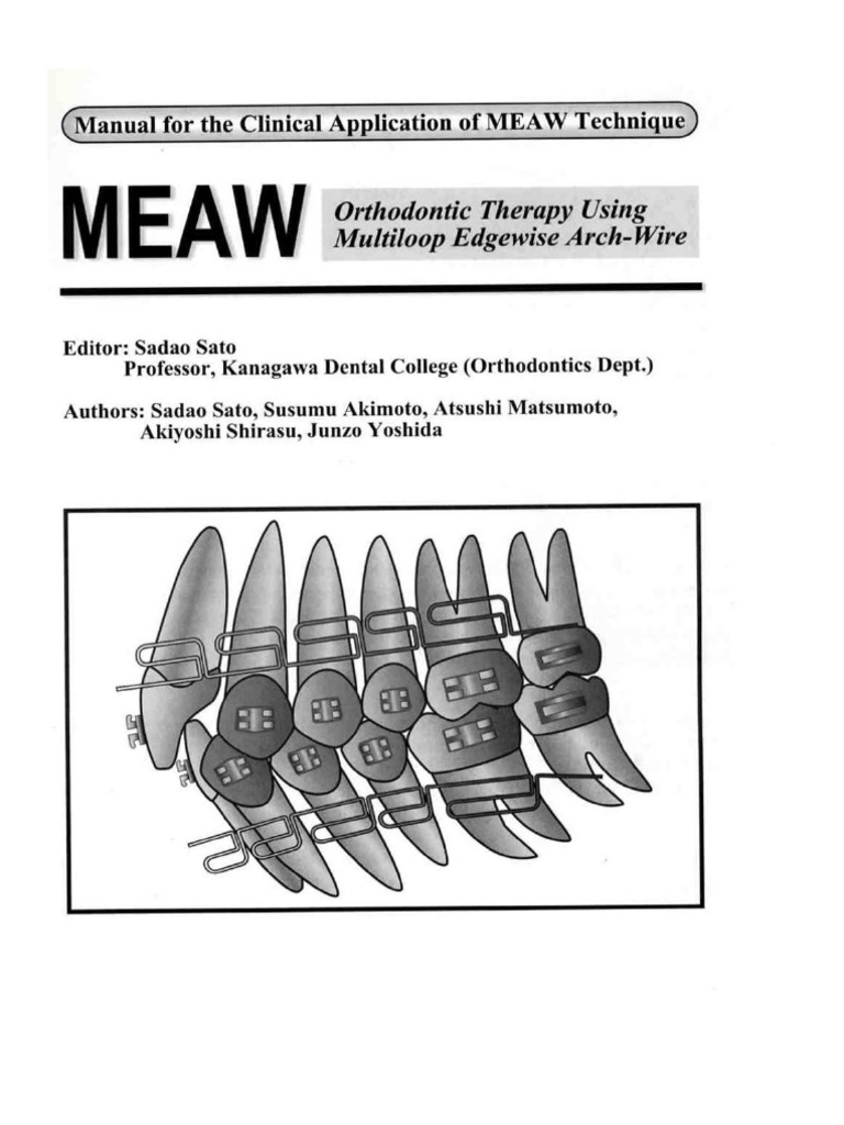 Manual For The Clinical Application of MEAW Technique - SADAO SATO PDF ...