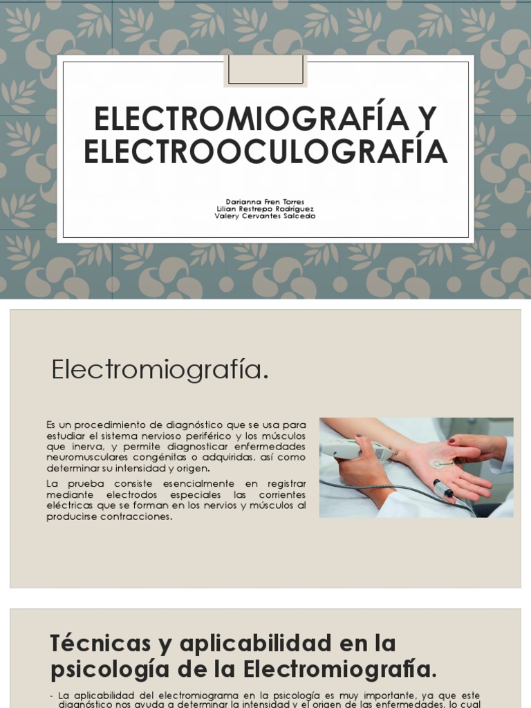 Electromiografía y Electrooculografía | PDF | Electromiografia | Ojo