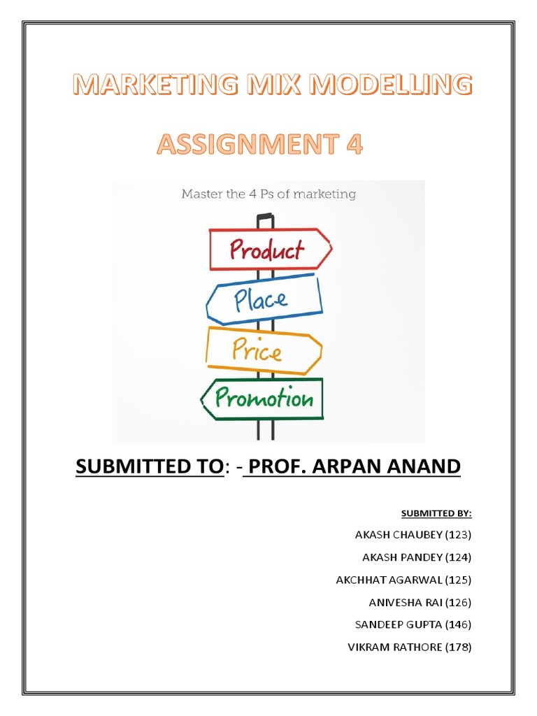 Marketing (Assignment 4) | Download Free PDF | Pricing | Smartphone