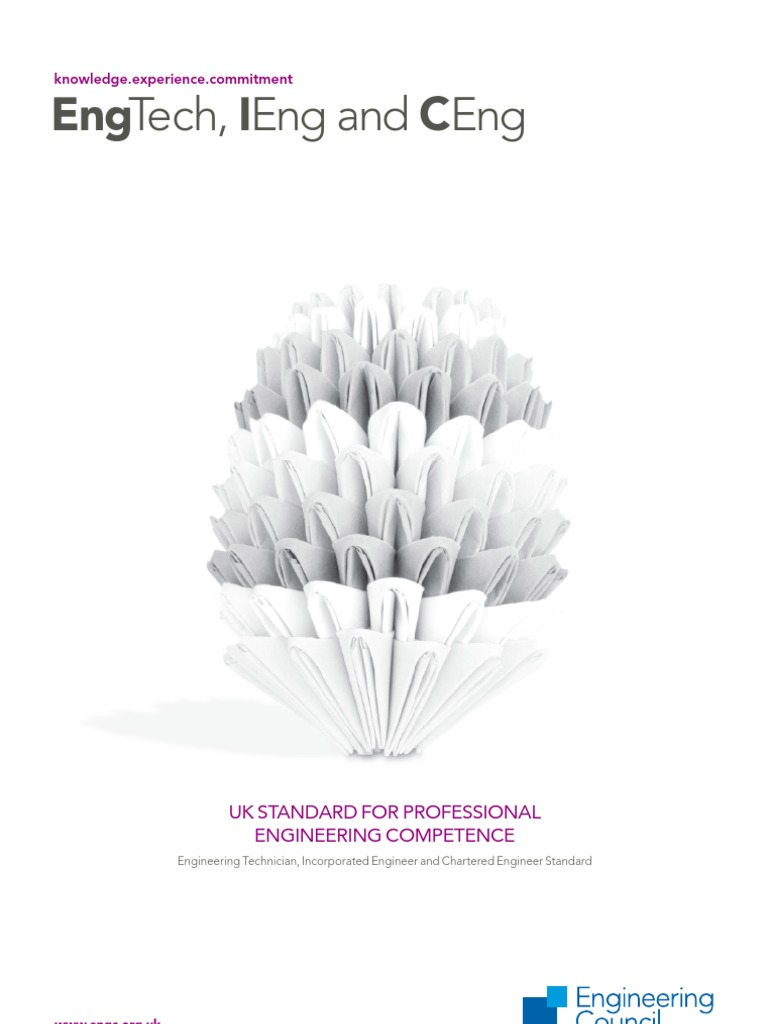 Engtech, Ieng and Ceng: Uk Standard For Professional Engineering ...