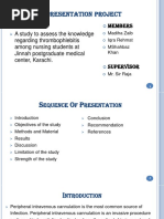 VIP Score for IV Cannula Assessment | PDF | Intravenous Therapy | Angiology