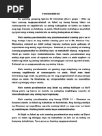 Pasasalamat (Acknowledgement) | PDF