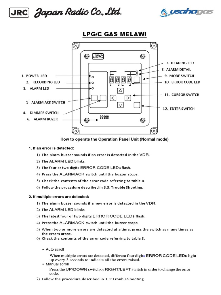 VDR Monitor Instruction Manual Poster | PDF | Power Supply | Read Only ...