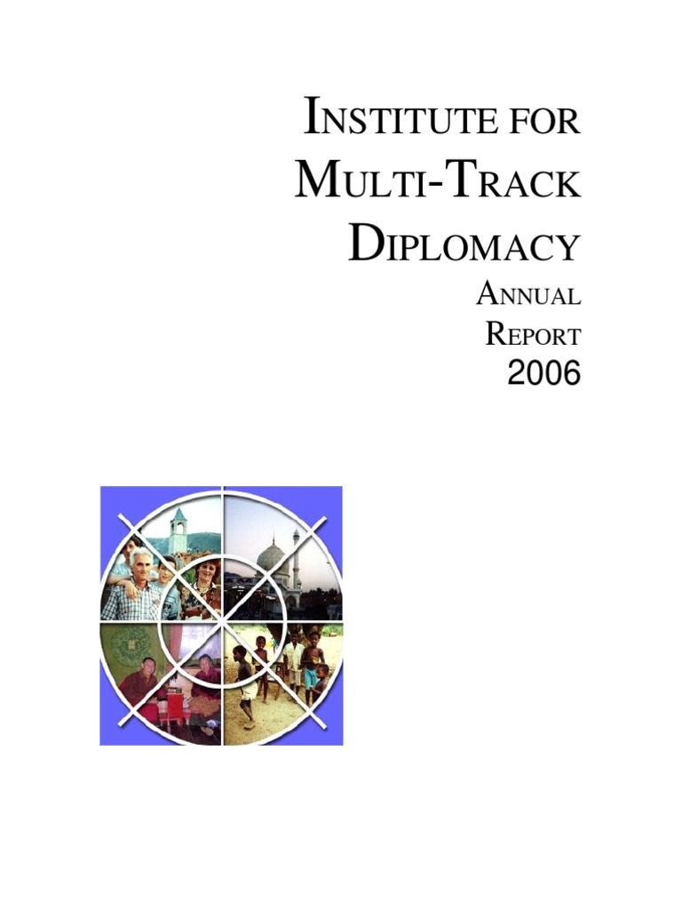 Institute For Multi Track Diplomacy 2006 Report | PDF | Conflict ... Institute For Multi Track Diplomacy 2006 Report | PDF | Conflict ...