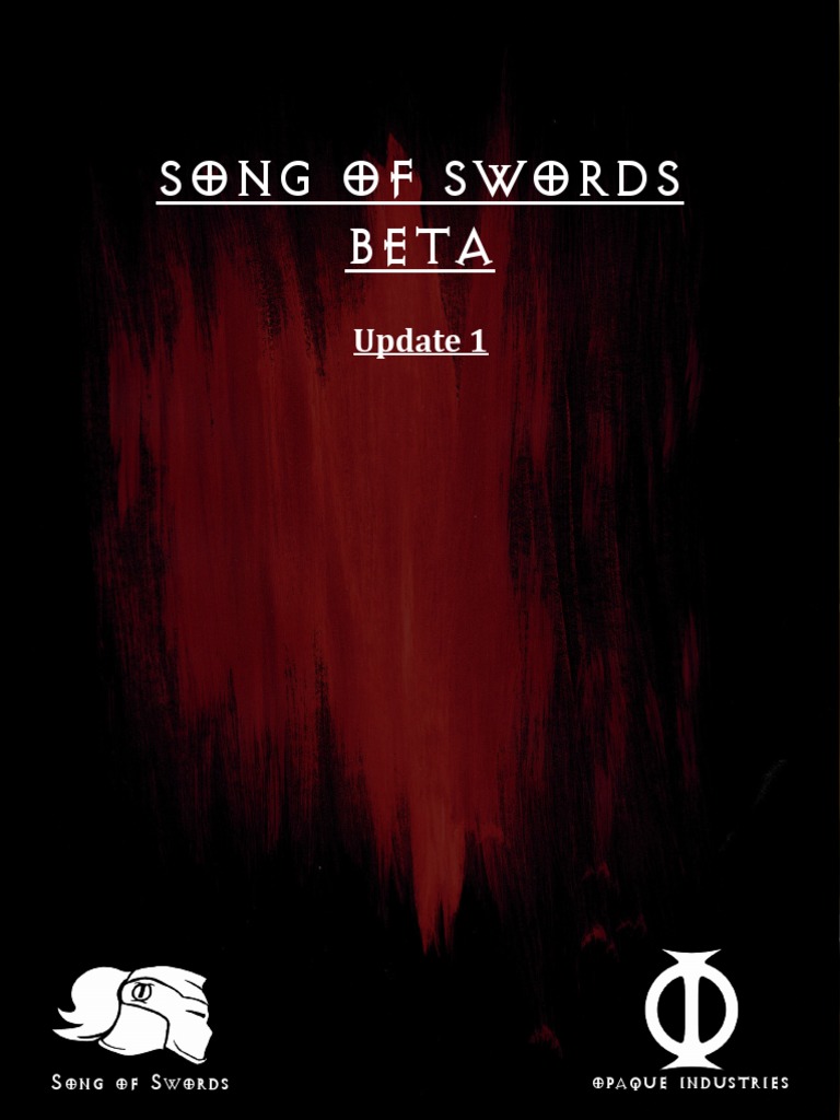 Song of Swords Update1 | PDF | Grappling | Melee Weapons