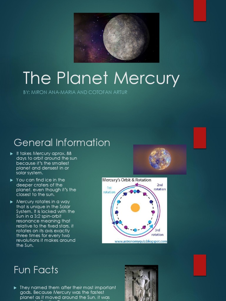 Discovering Mercury: Facts & Features | PDF