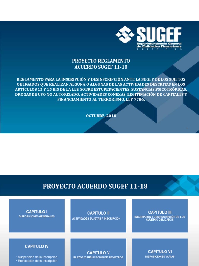 Sugef 11-18 | Descargar gratis PDF | Bancos | Gobierno