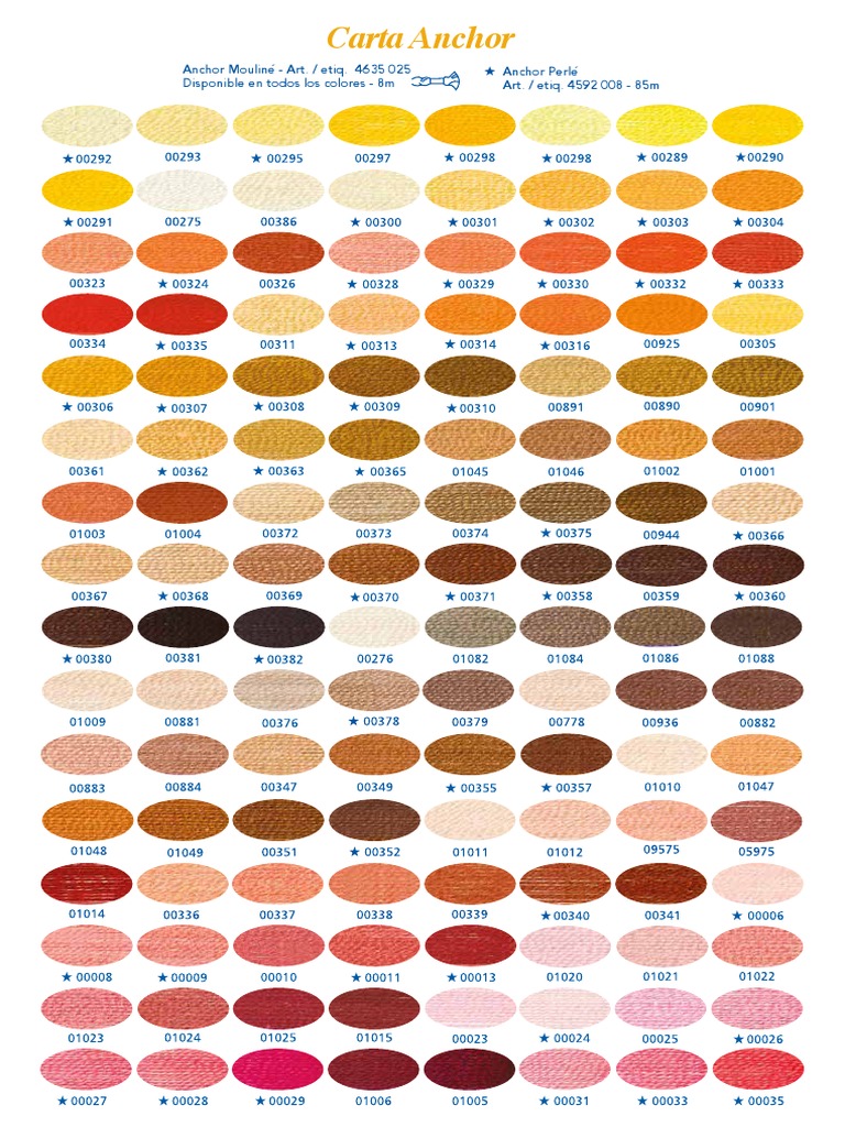 Carta Anchor 4635125 - Colorcard-1 | PDF