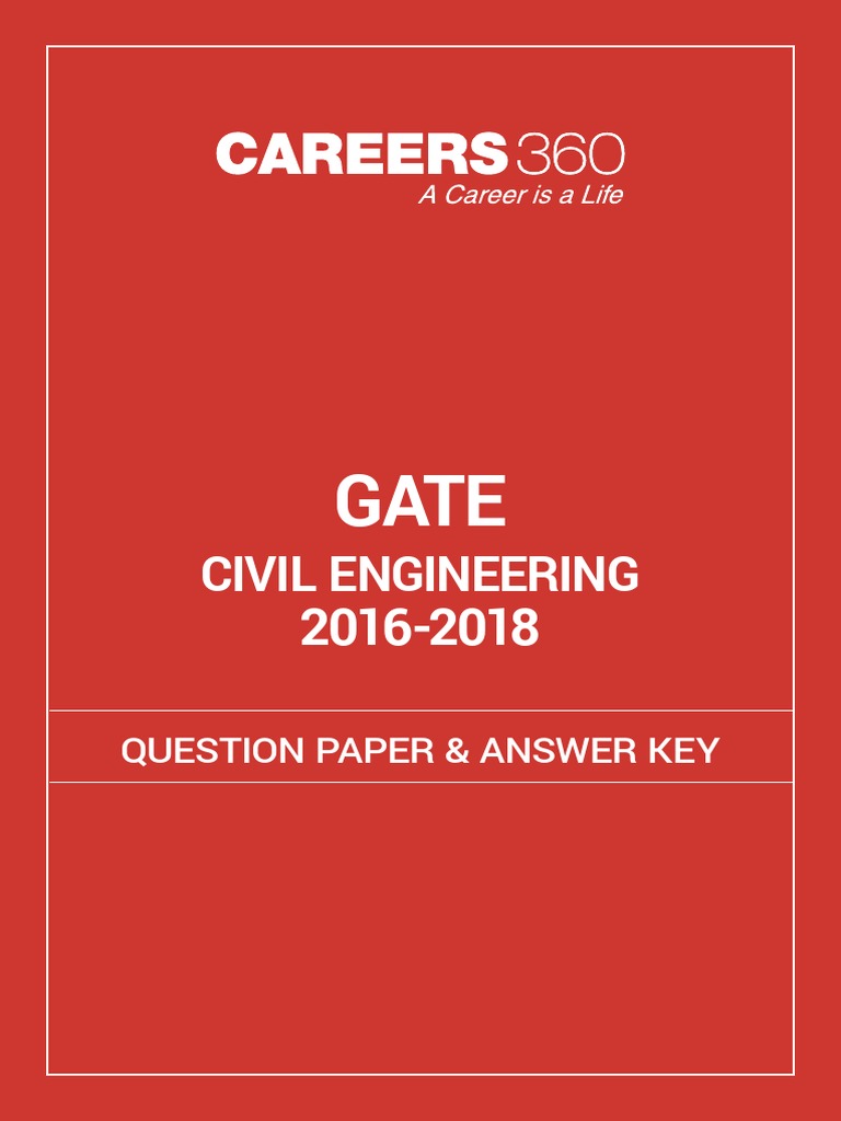 GATE 2016 2018 Question Paper and Answer Key | PDF | Strength Of ...