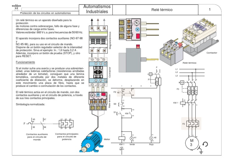 Funcionamiento Del Rele Termico | PDF | Bienes manufacturados | Energia ...
