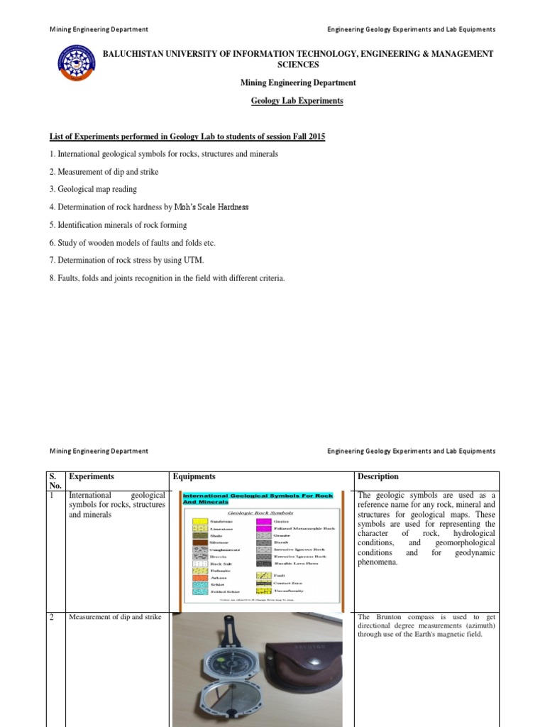 Geology Lab 1 | PDF | Geology | Minerals