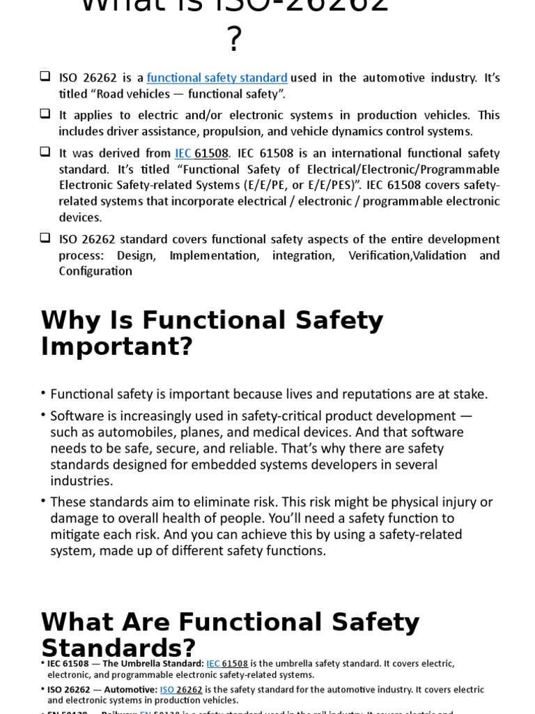 Functional Safety Standard | PDF | Prevention | Safety